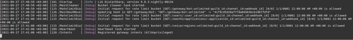 The Default Logger | DisCatSharp Docs The Default Logger | DisCatSharp Docs