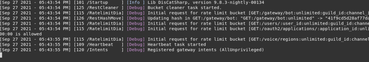 The Default Logger | DisCatSharp Docs
